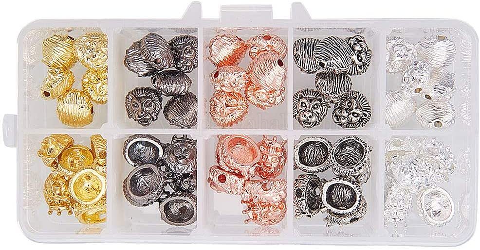 Wholesale Lion Head Alloy Beads - Pandahall.com