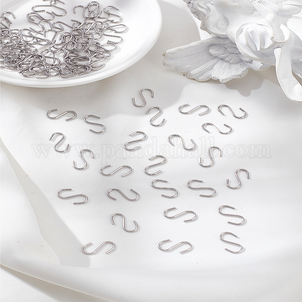 Wholesale 100Pcs 304 Stainless Steel S Hook Clasps - Pandahall.com