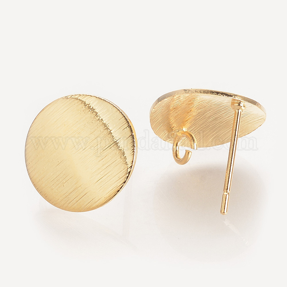 Wholesale Brass Ear Stud Findings - Pandahall.com