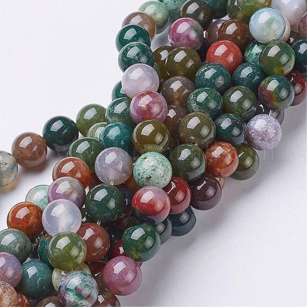 Wholesale Natural Indian Agate Beads Strands - Pandahall.com