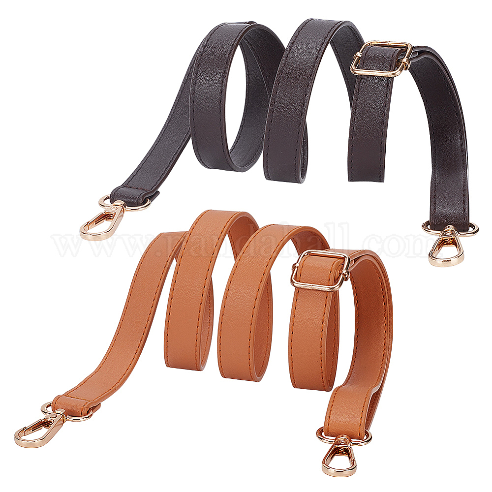 Wholesale 2Pcs 2 Colors PU Imitation Leather Adjustable Bag Straps ...